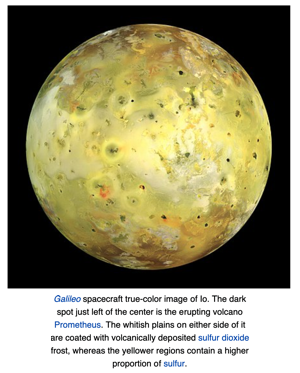 io surface gravity